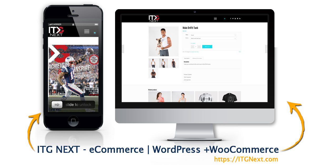 Featured eCommerce Website Project - ITG Next eCommerce Website